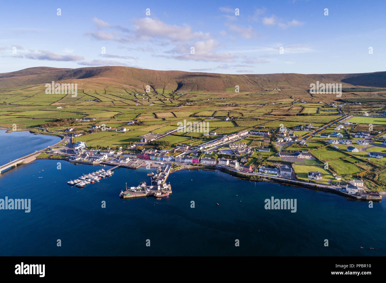 Portmagee to Valentia Island bridge, spanning Portmagee Bay in County ...