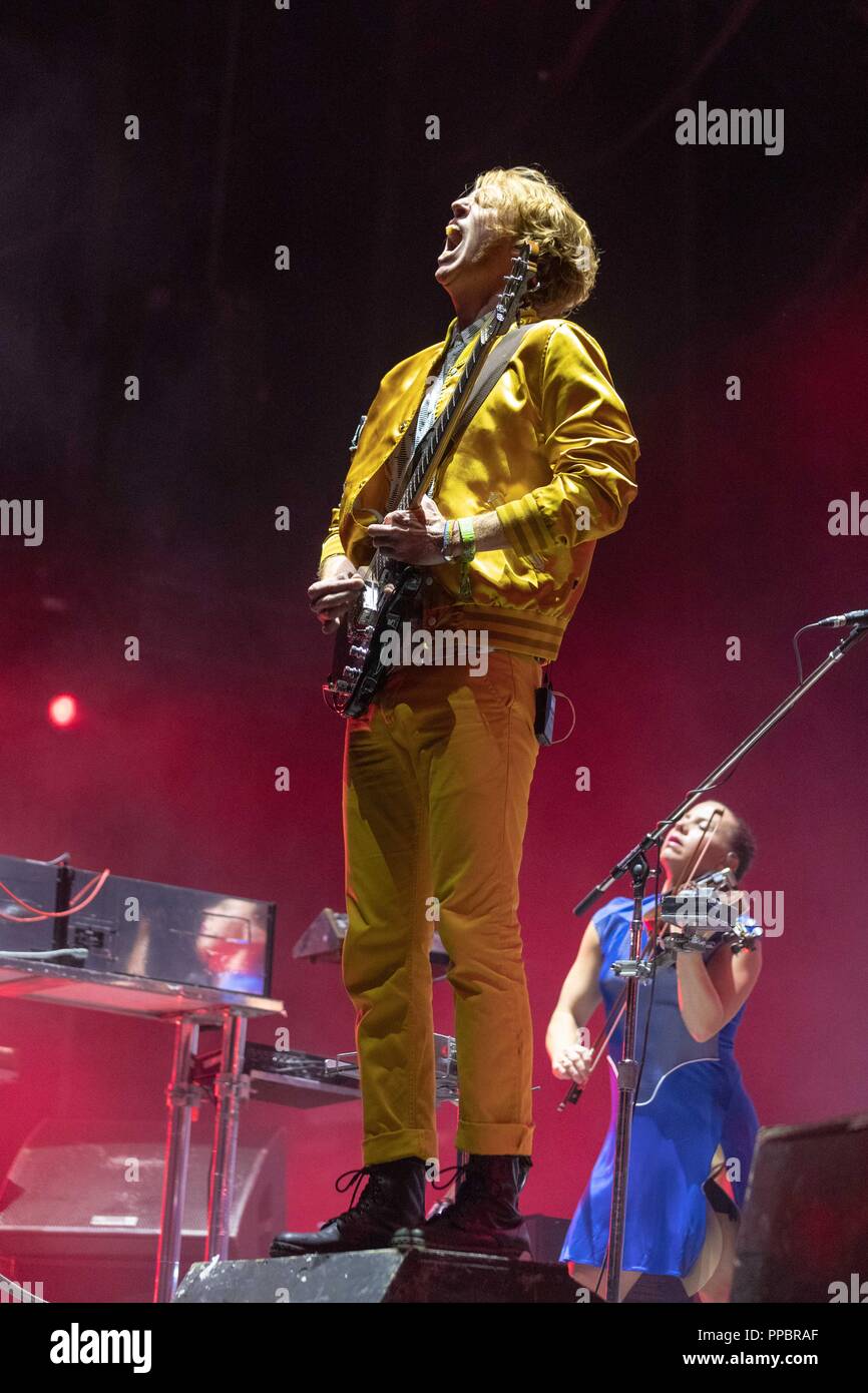 Las Vegas, Nevada, USA. 23rd Sep, 2018. RICHARD REED PARRY and SARAH ...