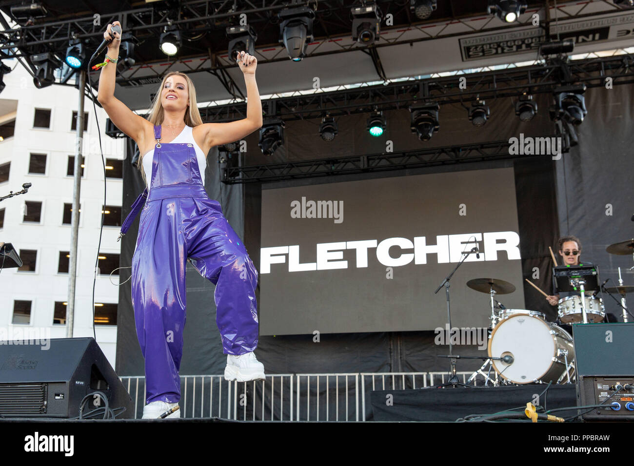 Las Vegas, Nevada, USA. 23rd Sep, 2018. Singer FLETCHER (CARI FLETCHER ...