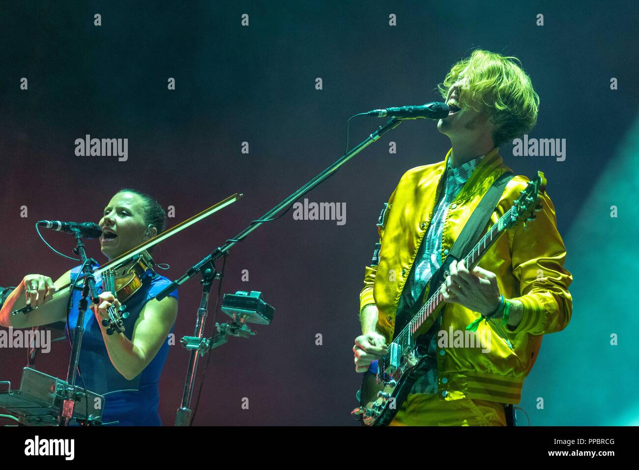 Las Vegas, Nevada, USA. 23rd Sep, 2018. SARAH NEUFELD and RICHARD REED ...