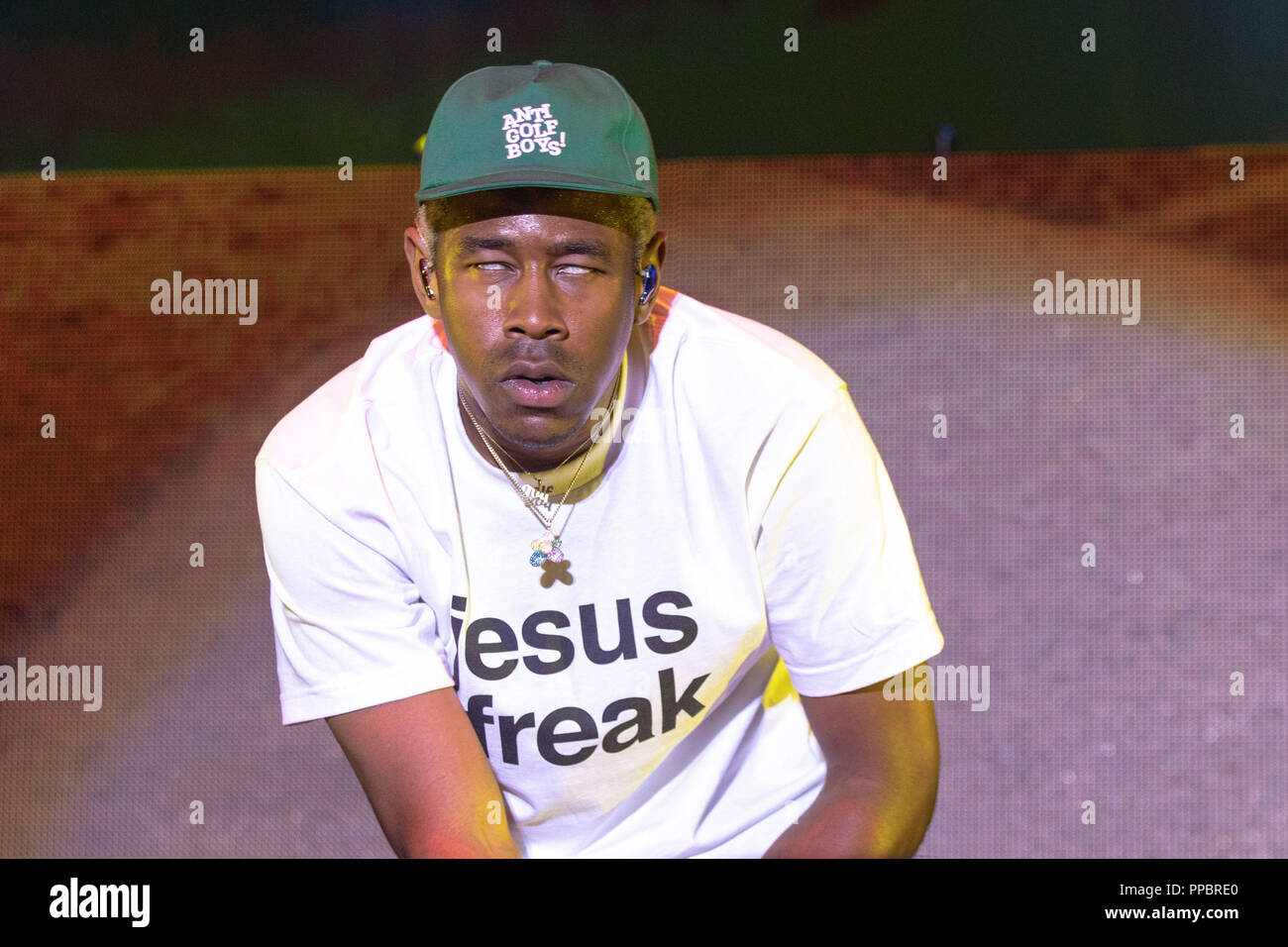 Las Vegas, Nevada, USA. 23rd Sep, 2018. Rapper TYLER, THE CREATOR ...