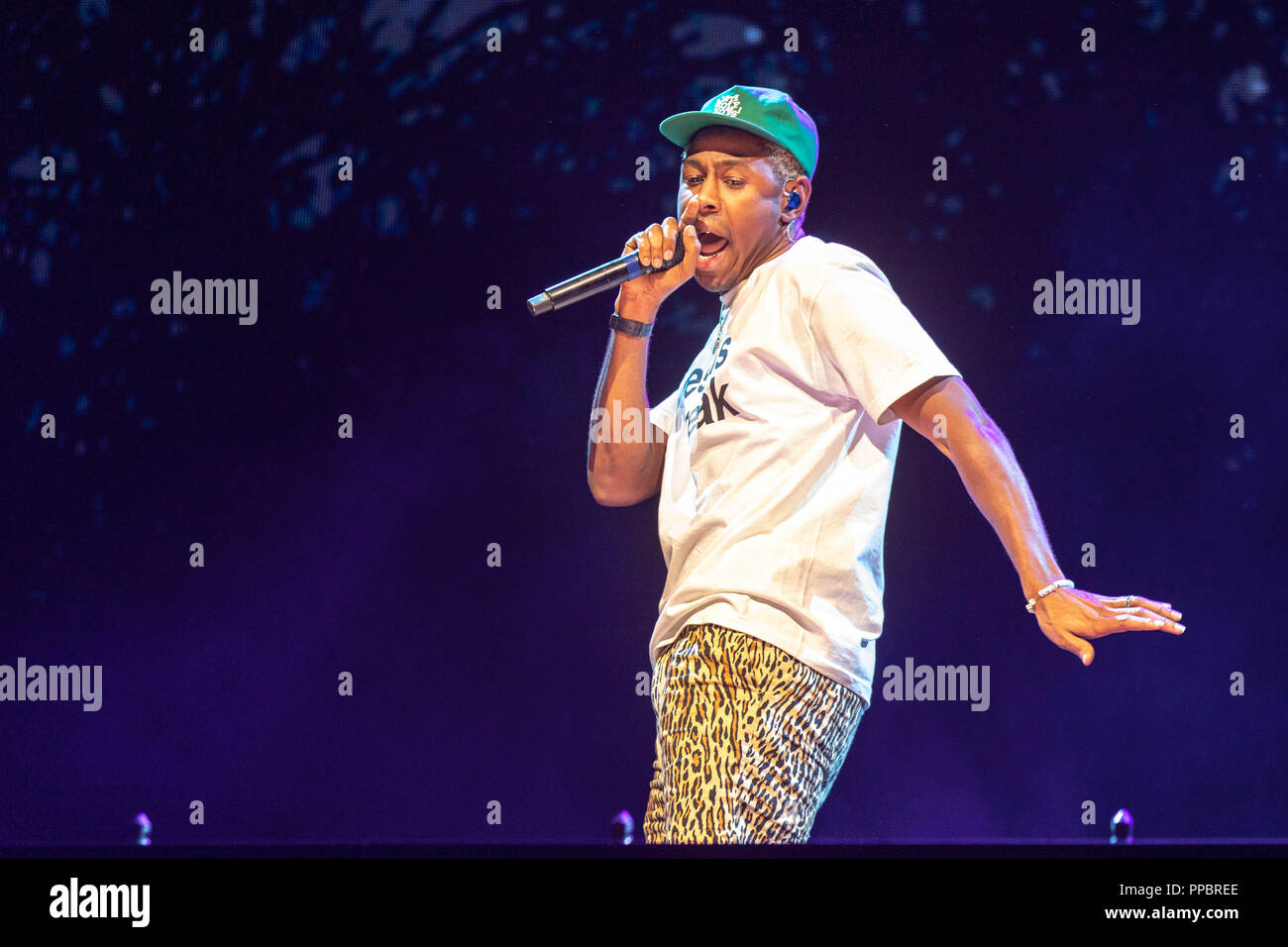 Las Vegas, Nevada, USA. 23rd Sep, 2018. Rapper TYLER, THE CREATOR ...