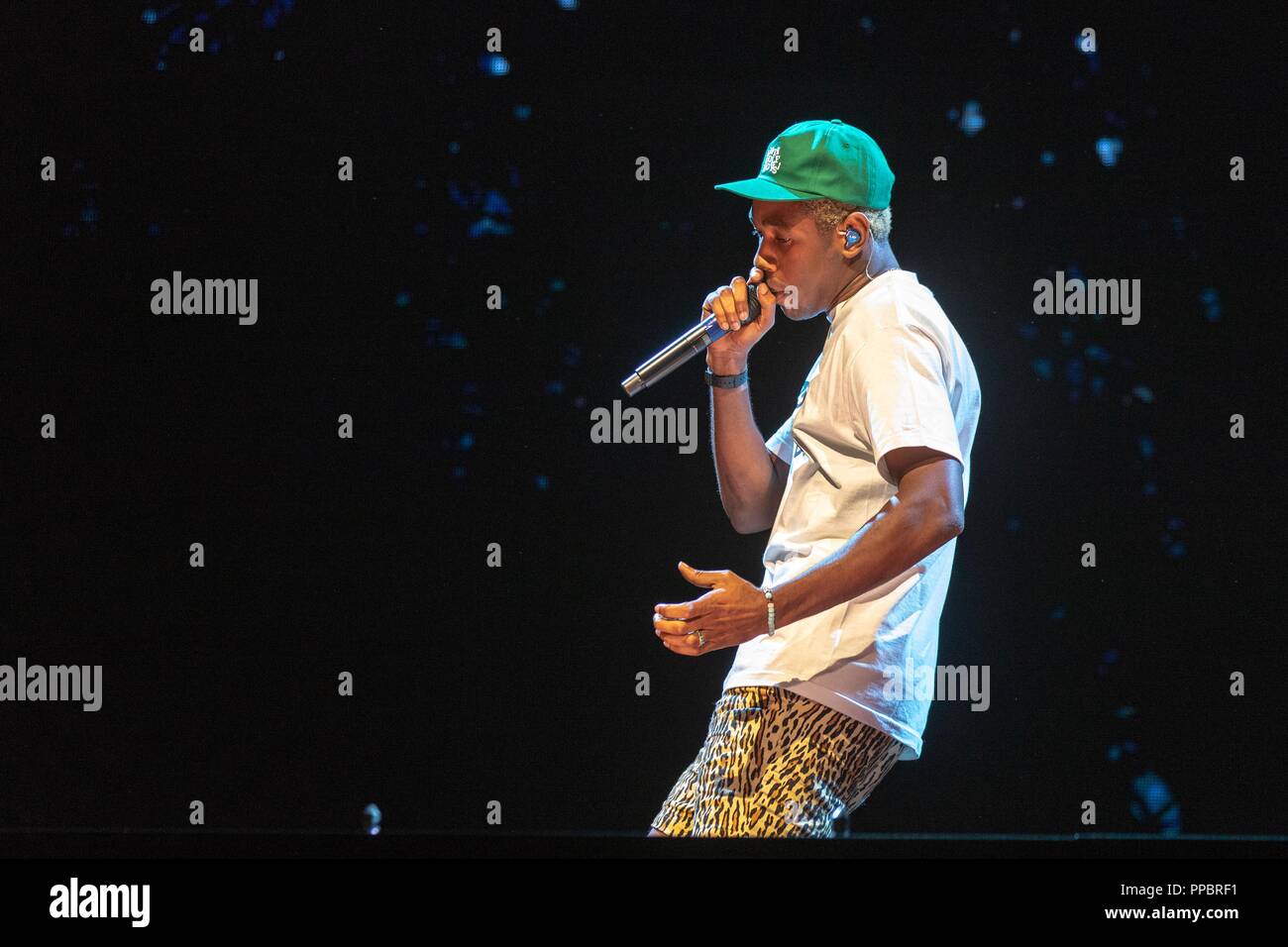 Las Vegas, Nevada, USA. 23rd Sep, 2018. Rapper TYLER, THE CREATOR ...