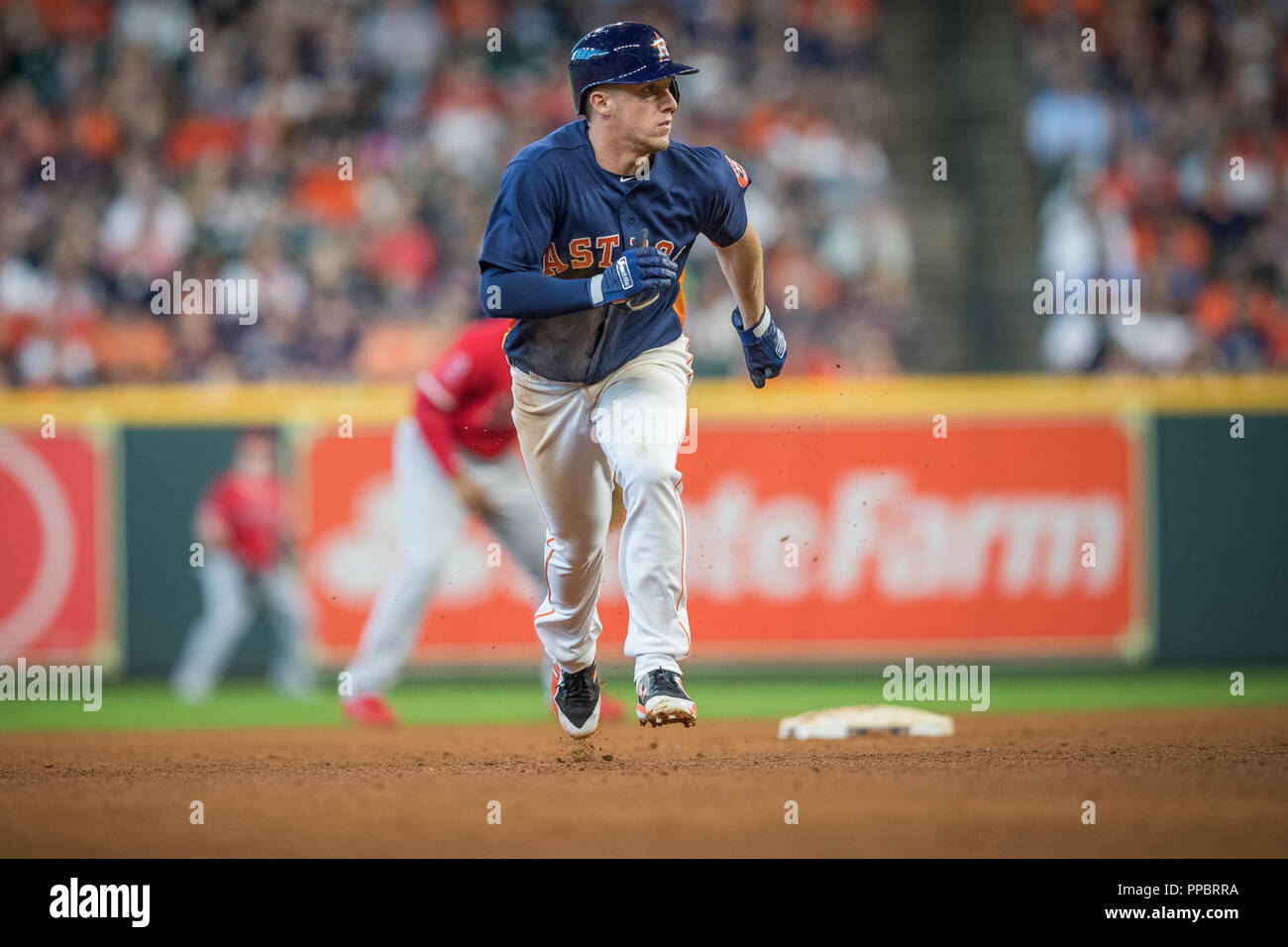 Houston, Texas, USA. 23rd Sep, 2018. Houston Astros shortstop Alex ...