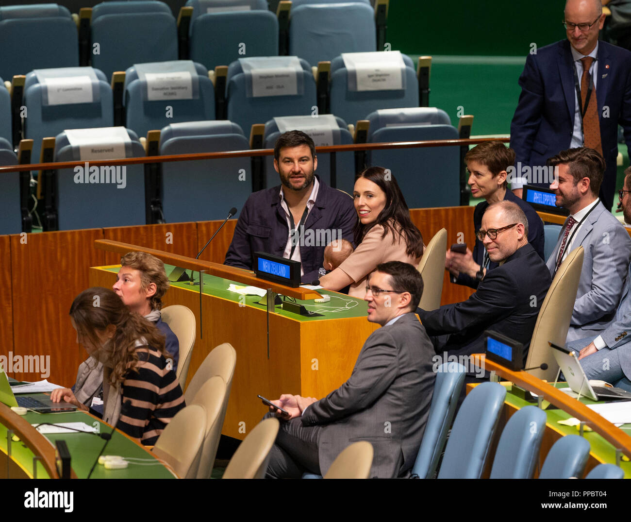 New York, USA - September 24, 2018: New Zealand Prime Minister Jacinda ...
