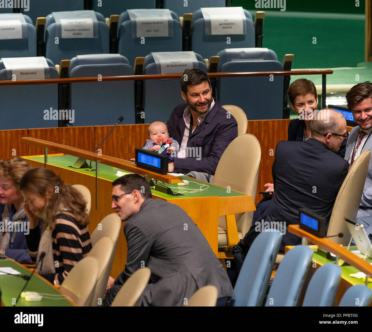 New York, USA - September 24, 2018: New Zealand Prime Minister Jacinda ...