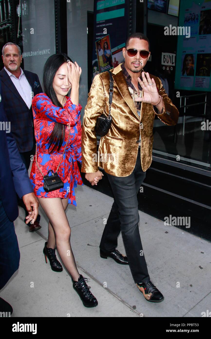 New York, NY, USA. 24th Sep, 2018. Terrence Howard and wife Miranda ...