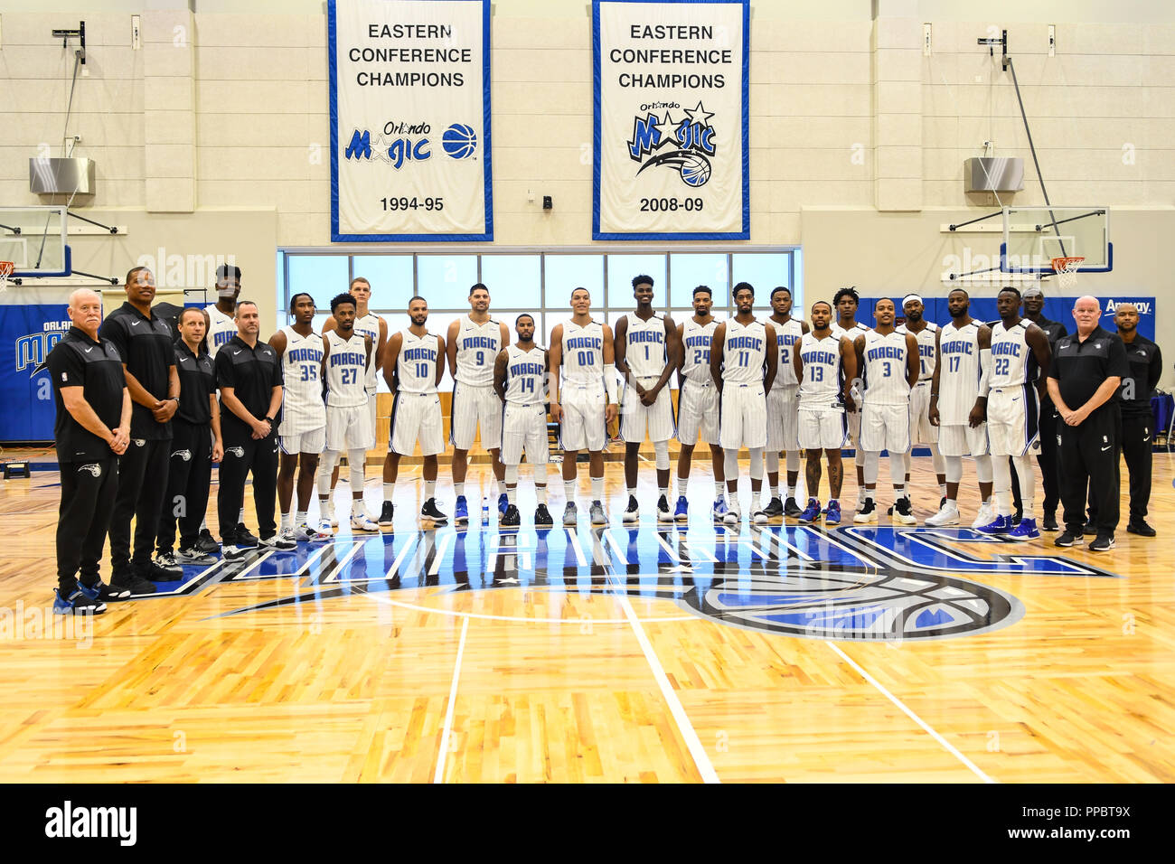 Orlando, Florida, USA. 24th September, 2018. The Orlando Magic 2018/ ...