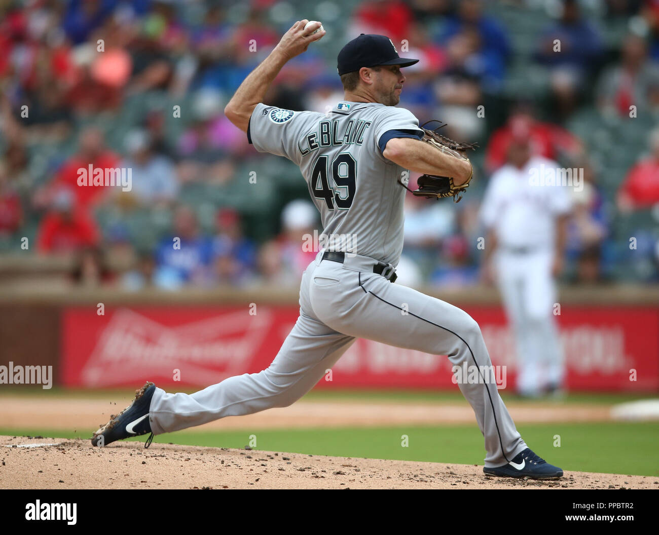 Arlington, Texas, USA. 23rd Sep, 2018. Seattle Mariners pitcher Wade ...