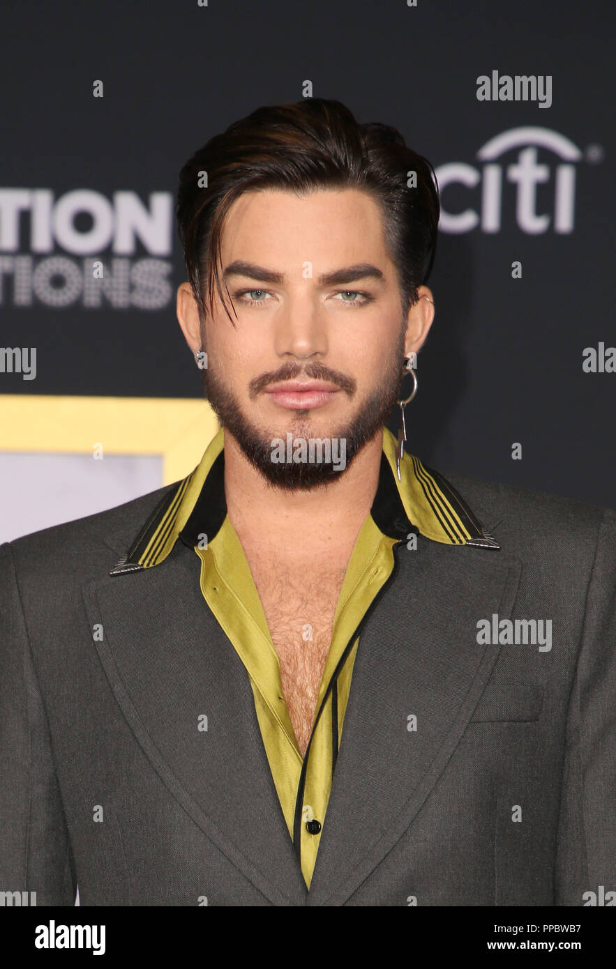 Los Angeles, Ca, USA. 24th Sep, 2018. Adam Lambert at the Los Angeles ...