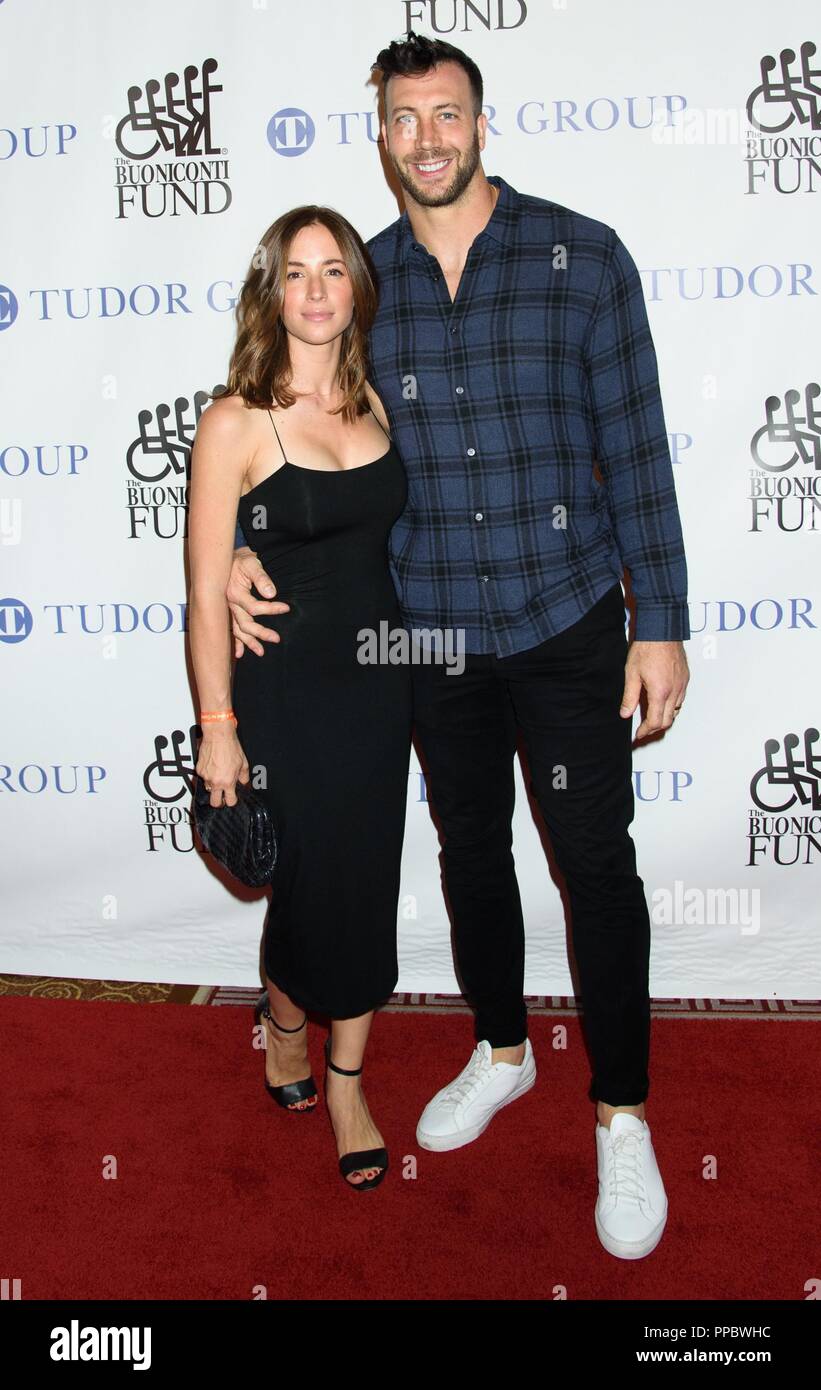 New York, NY, USA. 24th Sep, 2018. Connor Barwin, Laura Buscher at ...