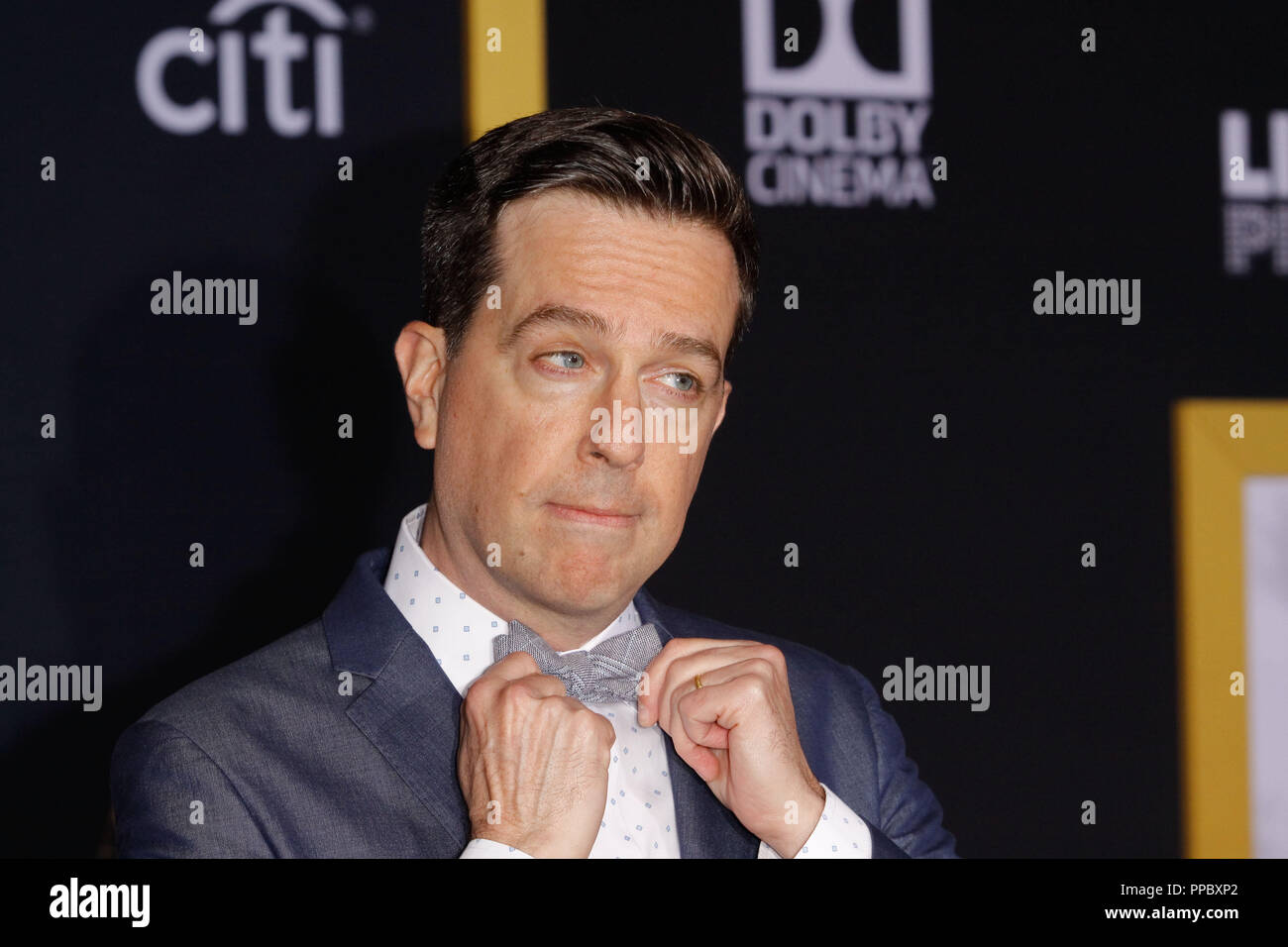 Los Angeles, USA. 24th September, 2018. Ed Helms at the Premiere of ...