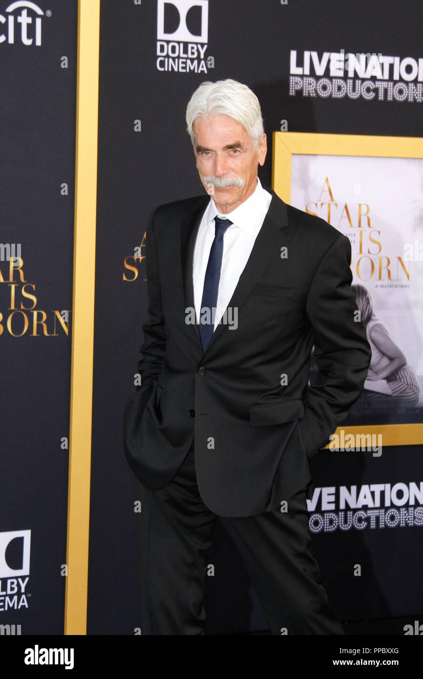 Los Angeles, USA. 24th September, 2018. Sam Elliott at the Premiere of ...