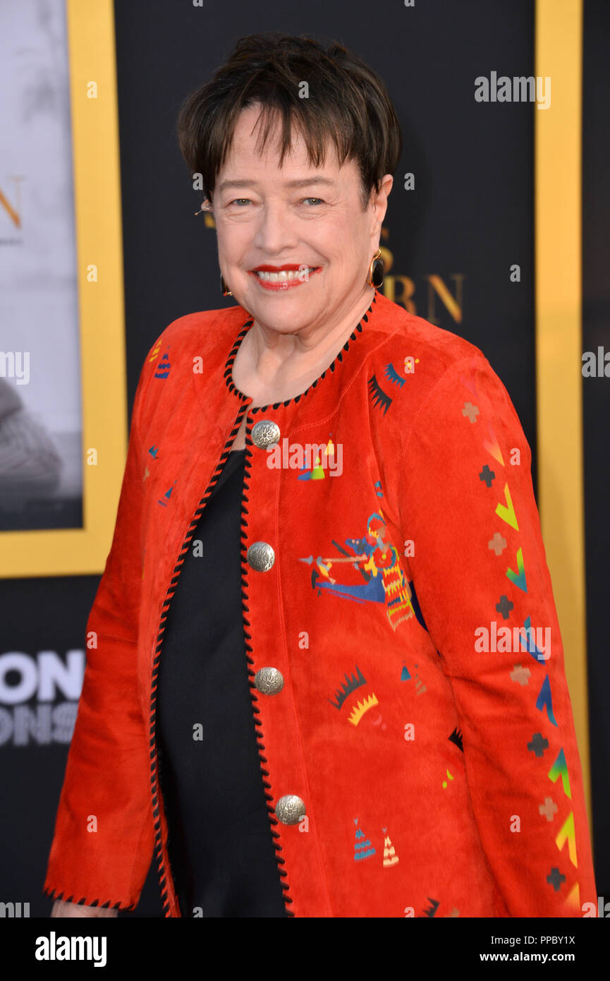 LOS ANGELES, CA. September 24, 2018: Kathy Bates at the Los Angeles ...