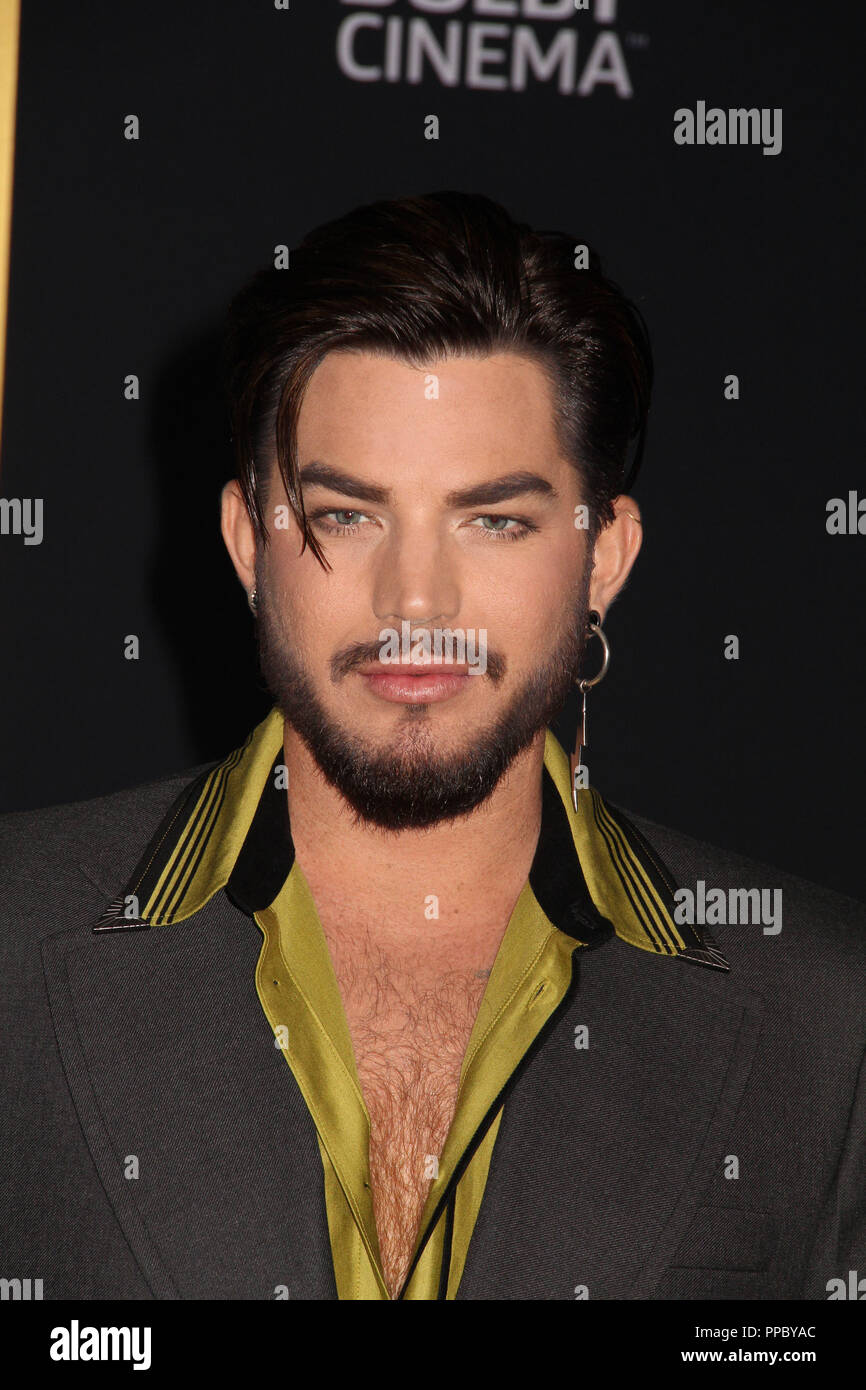 Adam Lambert 09/24/2018 The Los Angeles Premiere of "A Star is Born ...