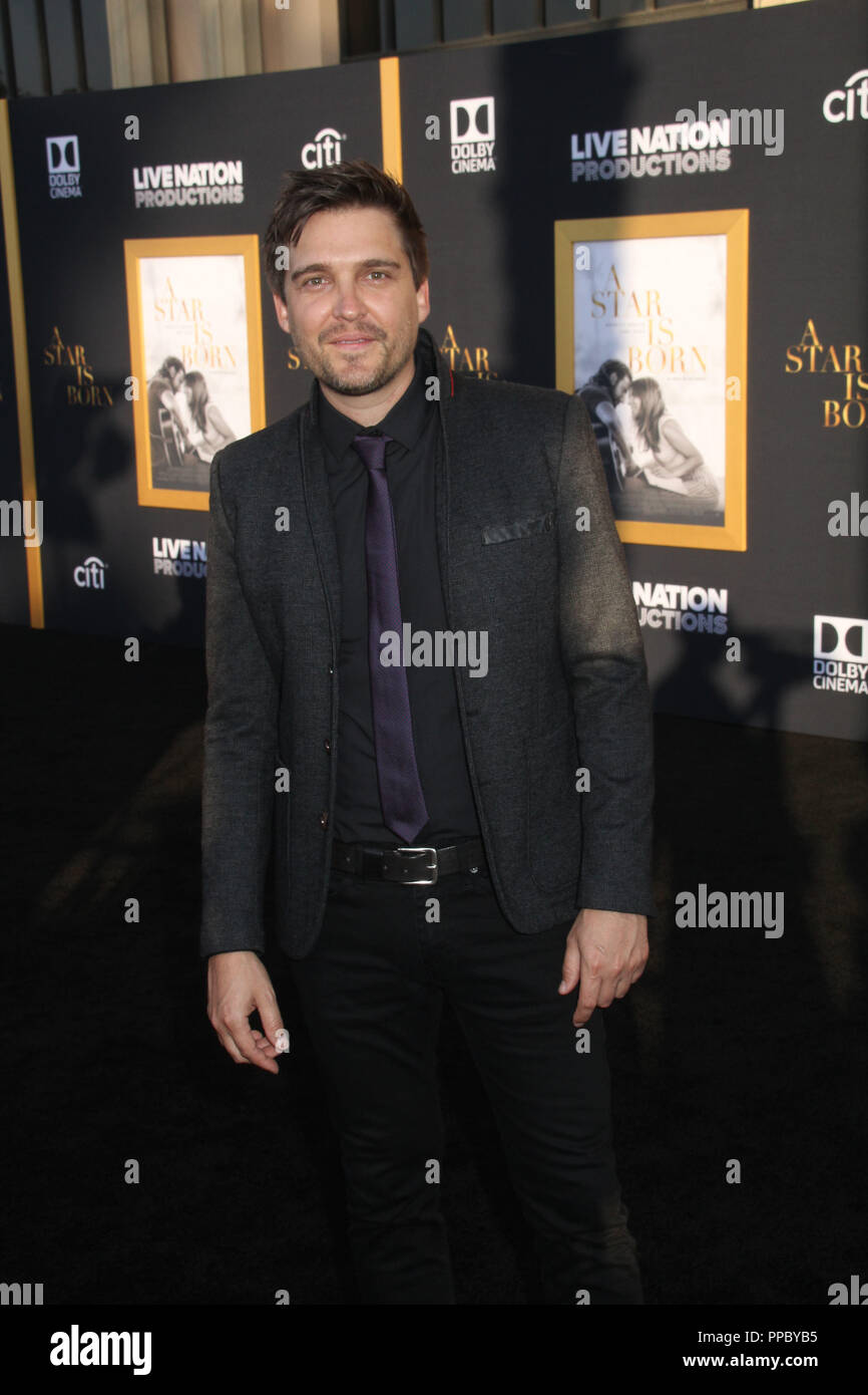 Johnny Hanson 09/24/2018 The Los Angeles Premiere of "A Star is Born ...