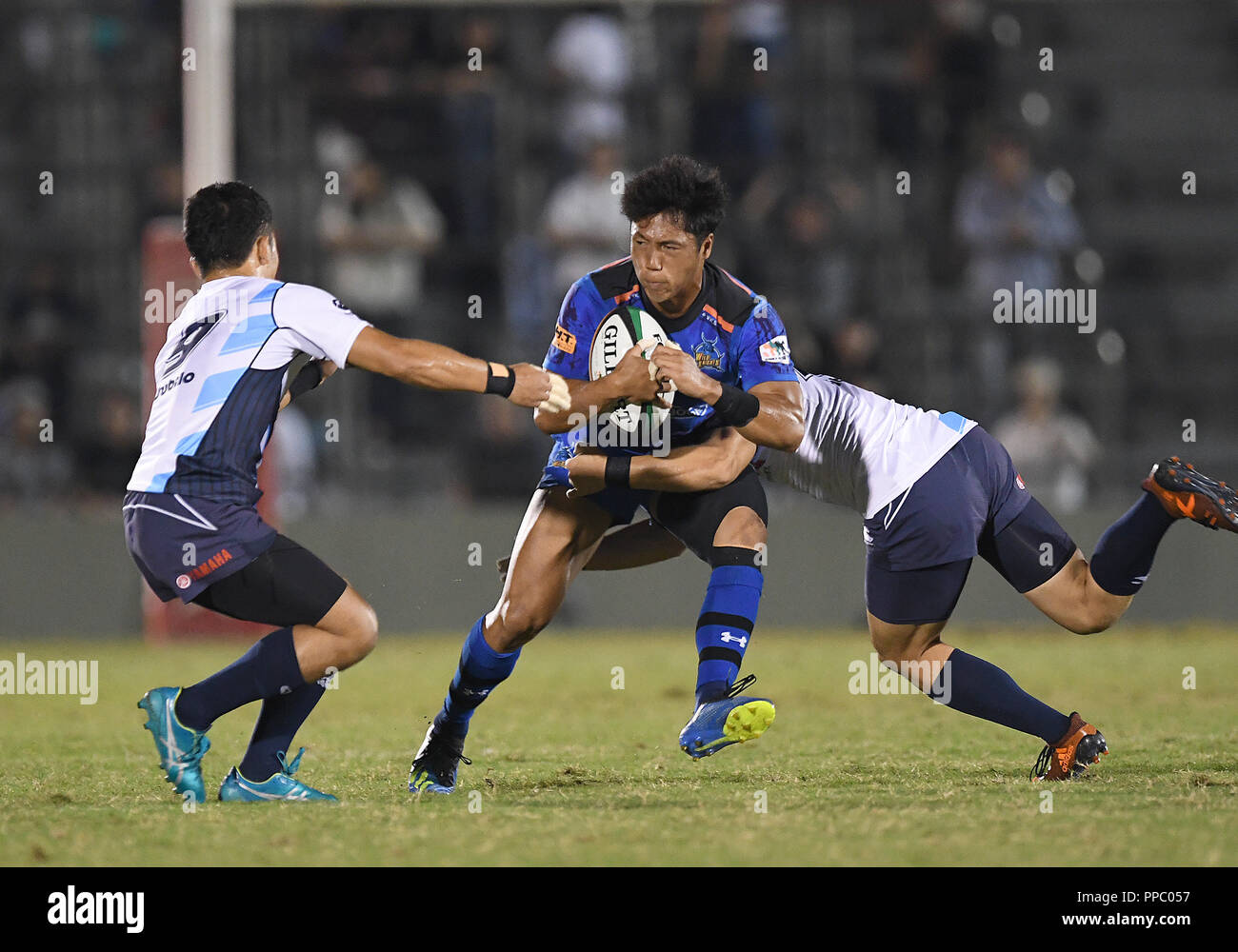 Takuya Yamasawa of Panasonic during the Japan Rugby Top League 2018 ...