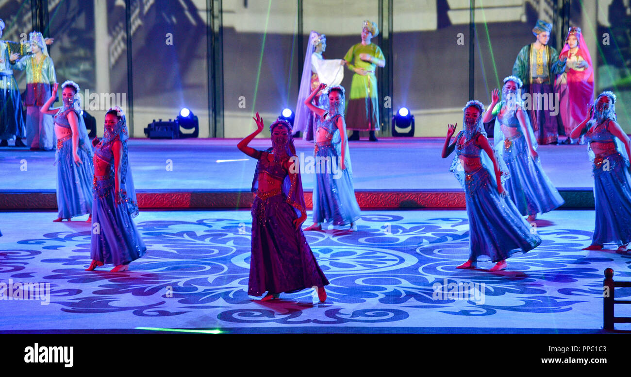 September 25, 2018 - Xi'An, Xi'an, China - XiÃ¢â‚¬â„¢an, CHINA-People ...