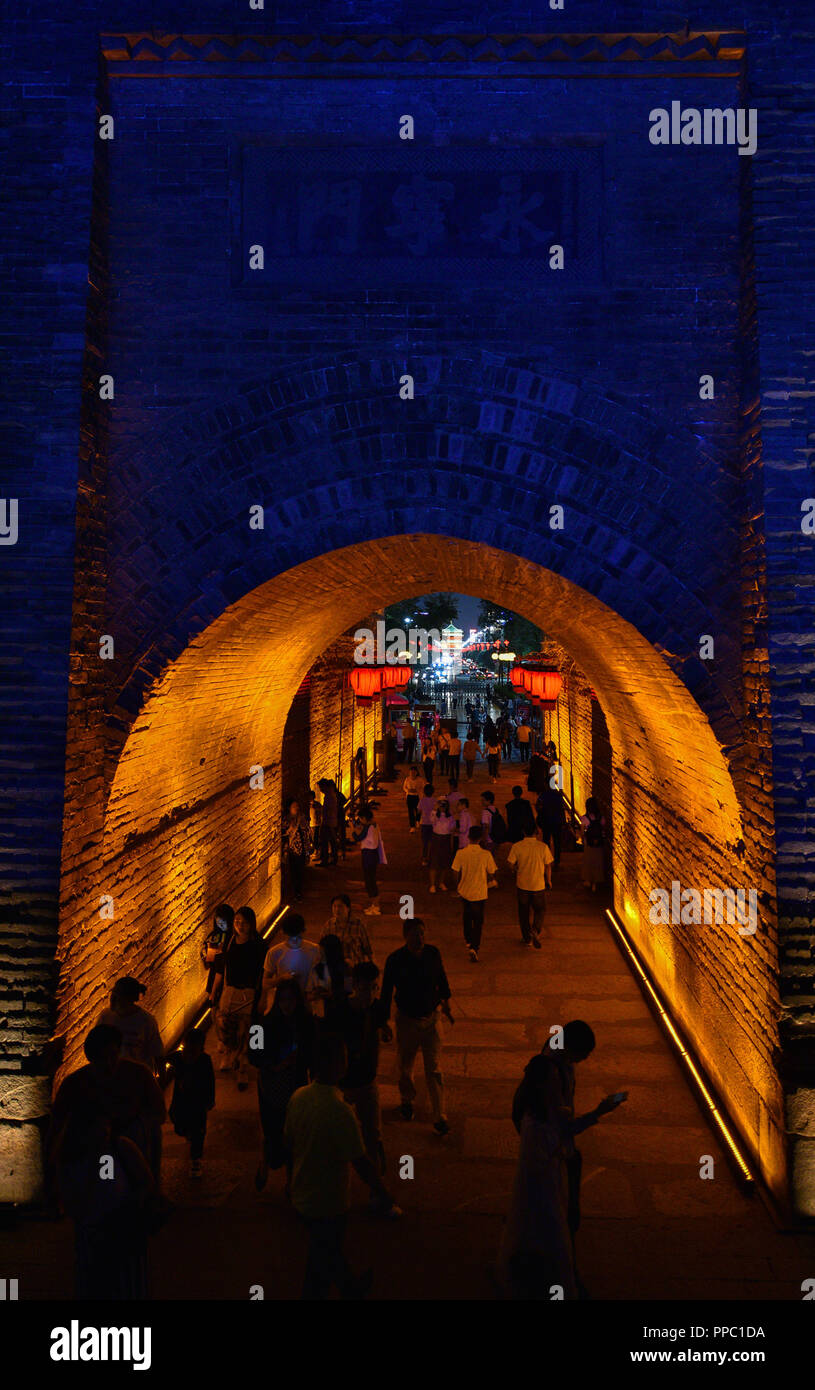 September 25, 2018 - Xi'An, Xi'an, China - XiÃ¢â‚¬â„¢an, CHINA-People ...