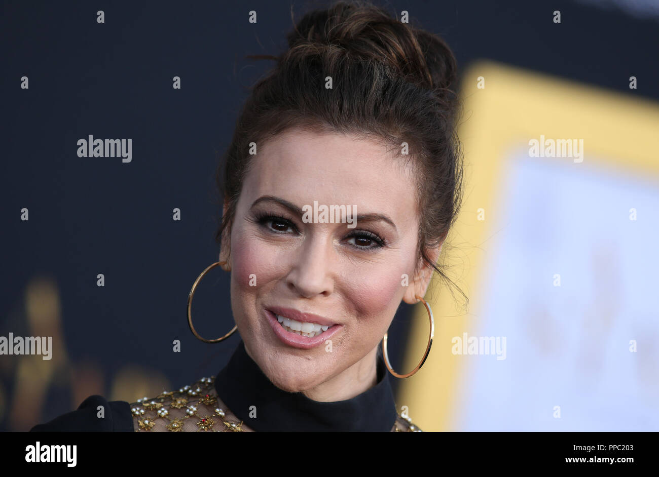 Los Angeles, Ca, USA. 24th Sep, 2018. Alyssa Milano, at the Los Angeles ...