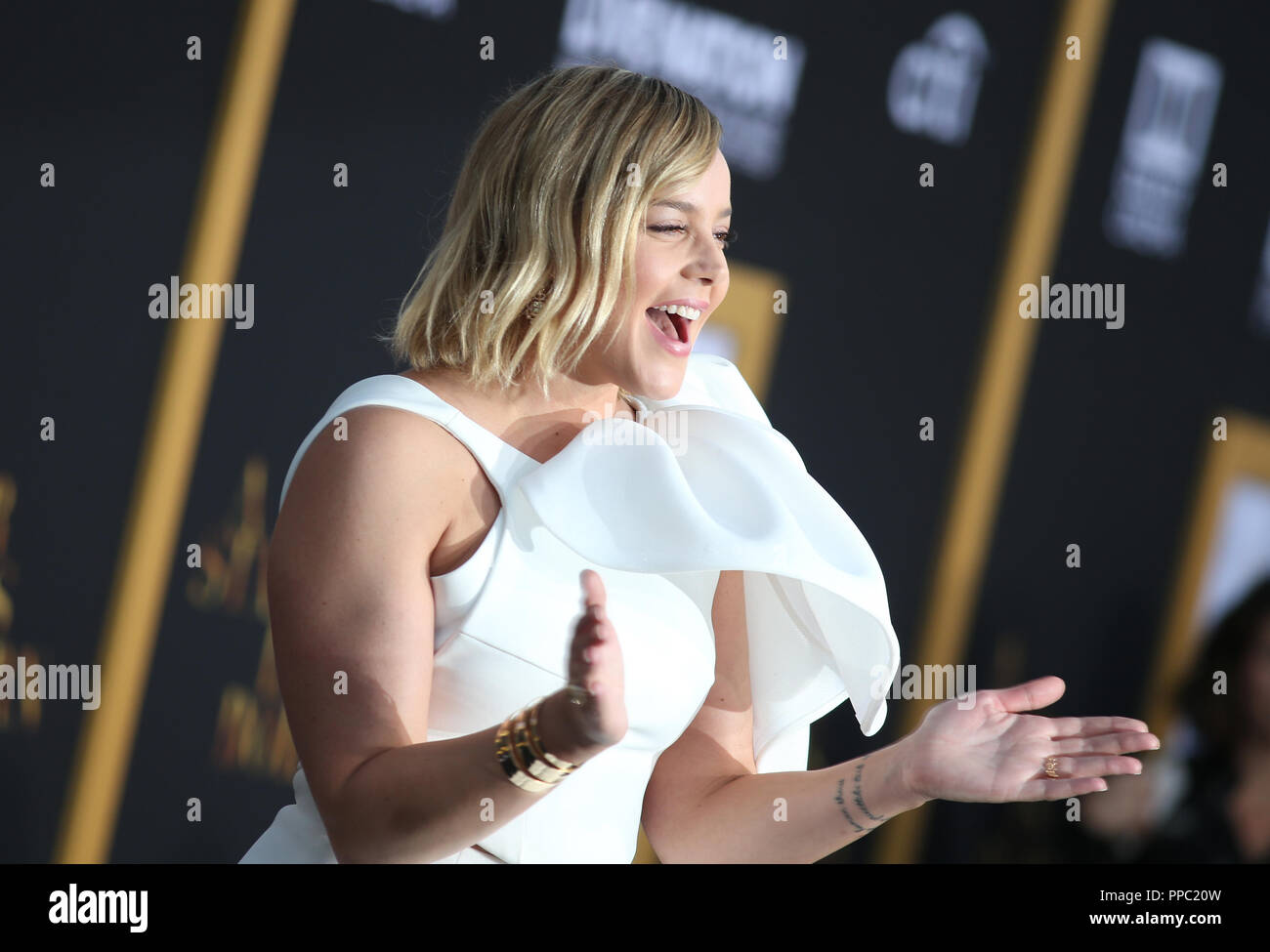 Los Angeles, Ca, USA. 24th Sep, 2018. Abbie Cornish, at the Los Angeles ...