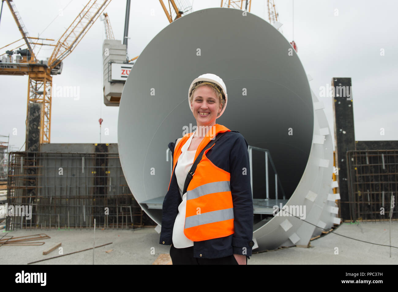 Berlin, Deutschland. 30th Aug, 2018. OMA architect Katrin BETSCHINGER ...