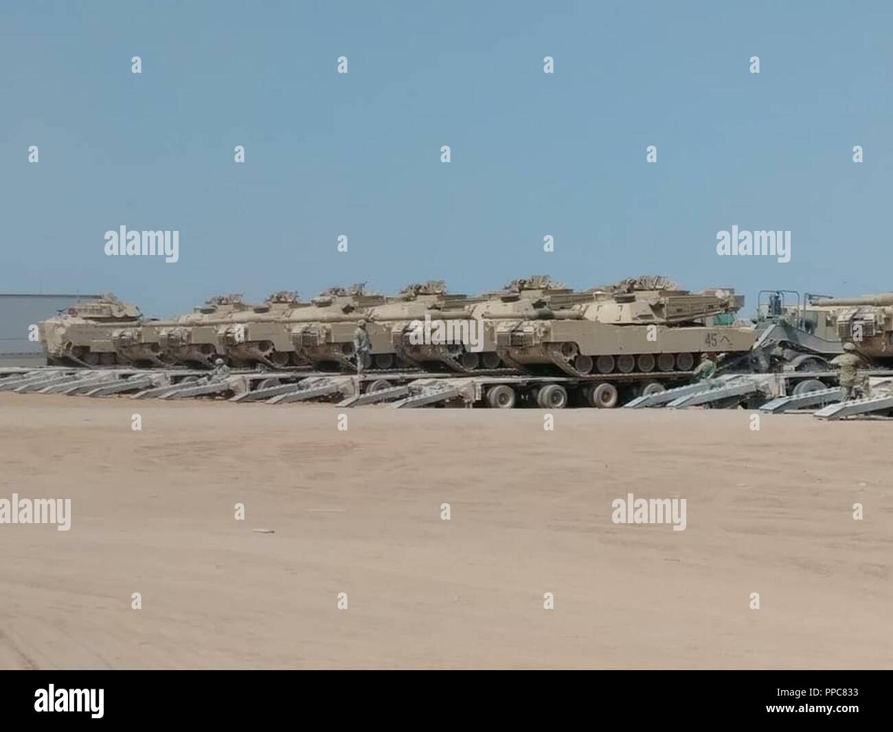 Rotational unit bivouac area hi-res stock photography and images - Alamy