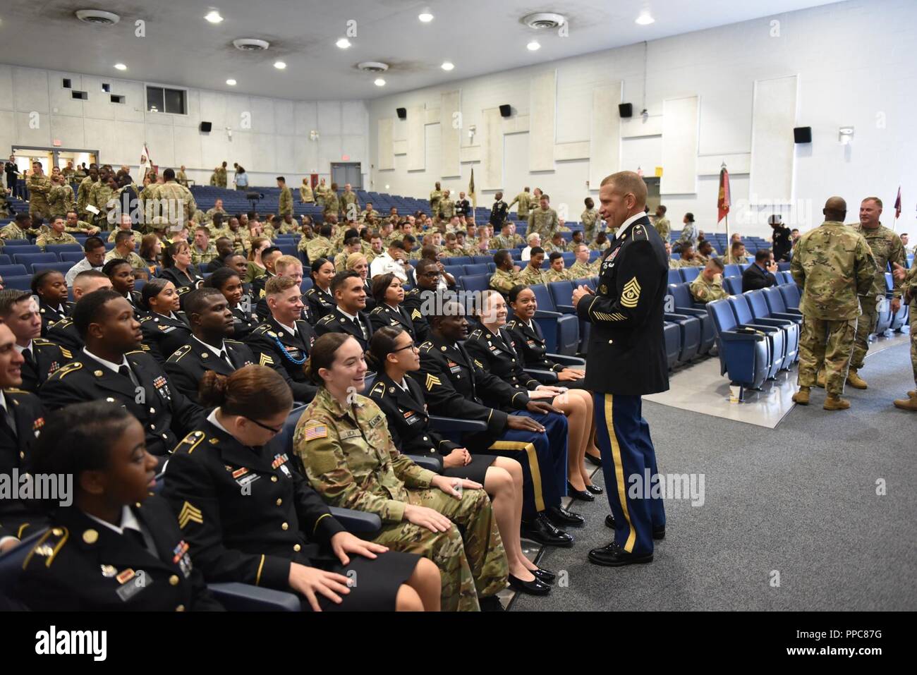 Command Sgt. Maj. Michael Grinston, FORSCOM command sergeant major ...