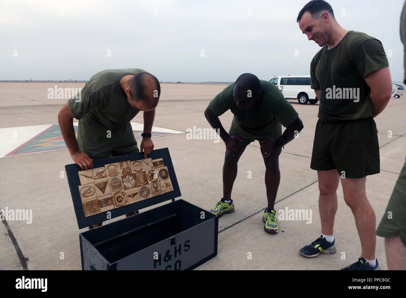 Lt. Col. Michael A. Spears, commanding officer of Headquarters and ...