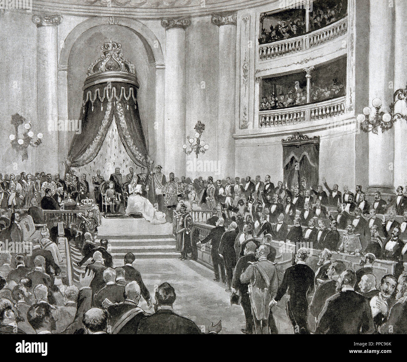 REGENCIA DE MARIA CRISTINA (1885-1902). MARIA CRISTINA DE HABSBURGO ...