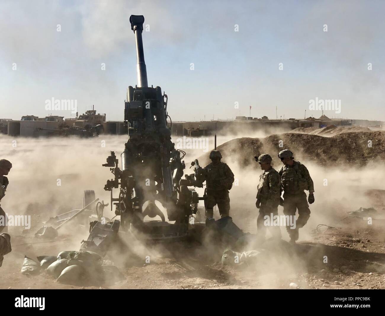 Troopers from the Field Artillery Support Squadron "Steel," 3d Cavalry ...