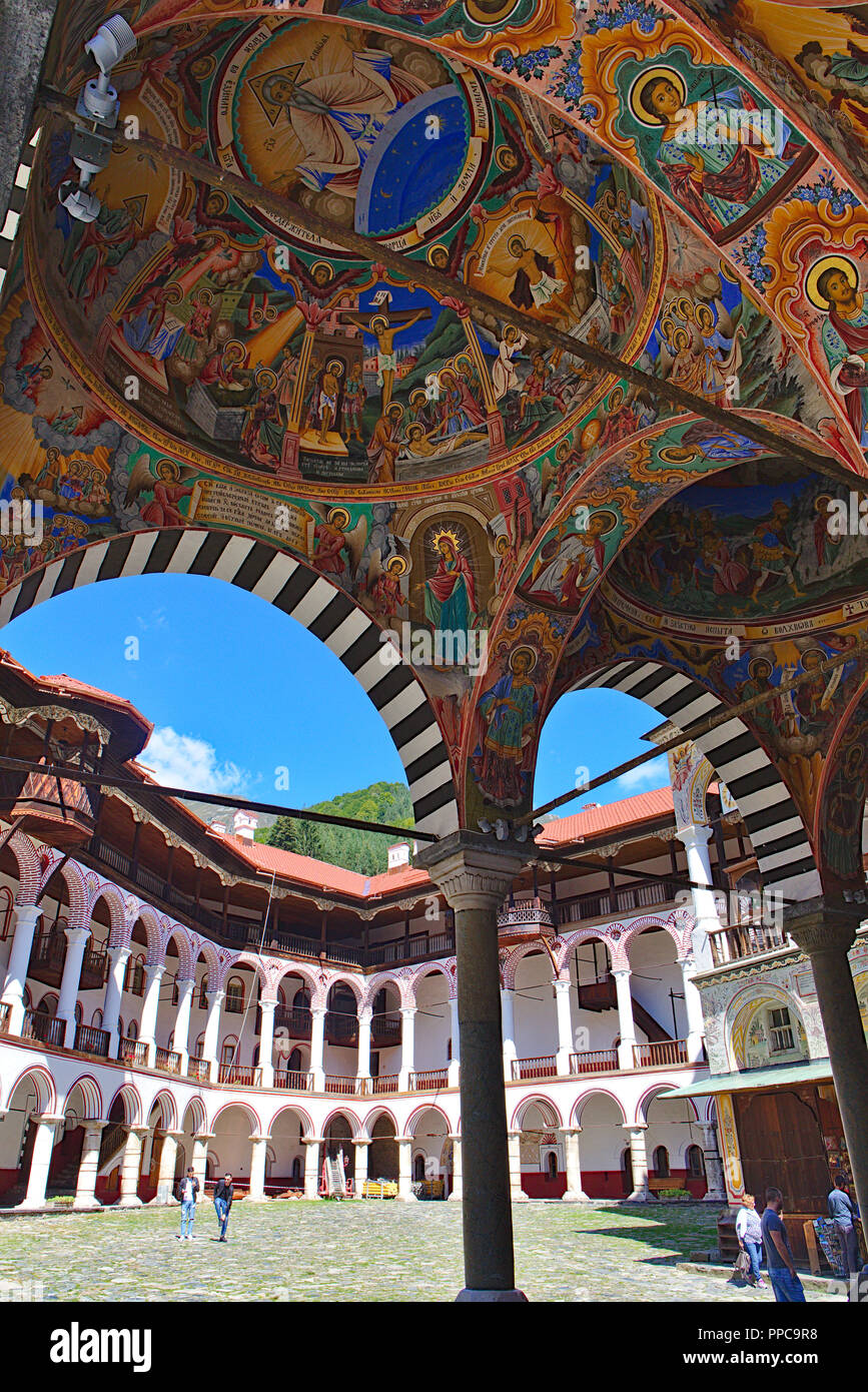 Bulgaria orthodox monastery interior hi-res stock photography and ...