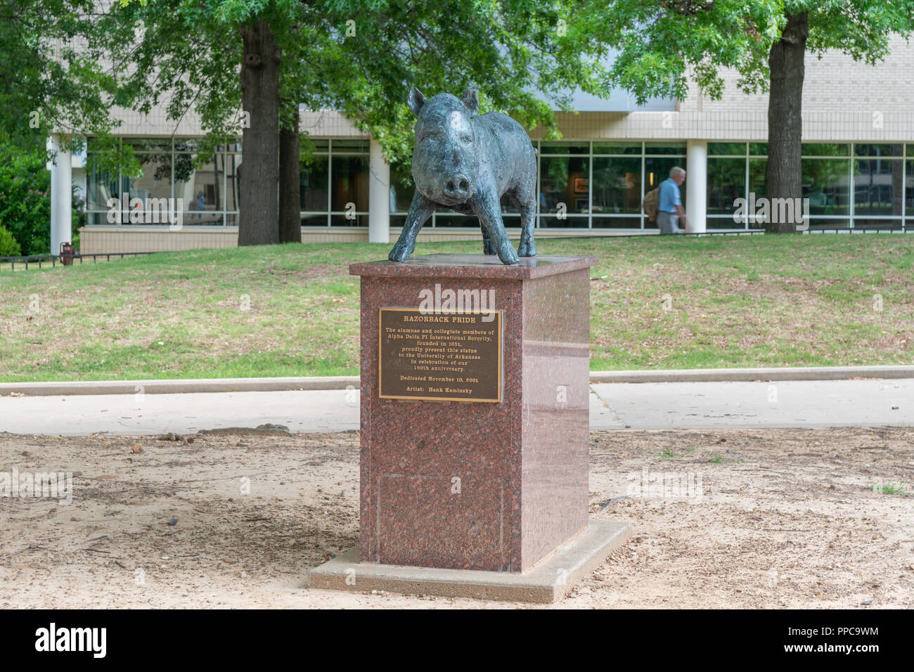 Razorback statue hi-res stock photography and images - Alamy