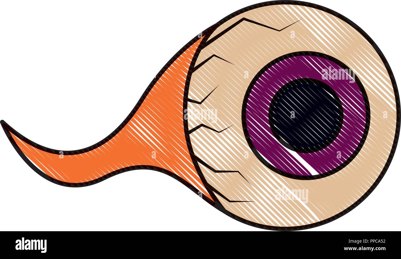 trick eye comic humor cartoon vector illustration Stock Vector Image ...