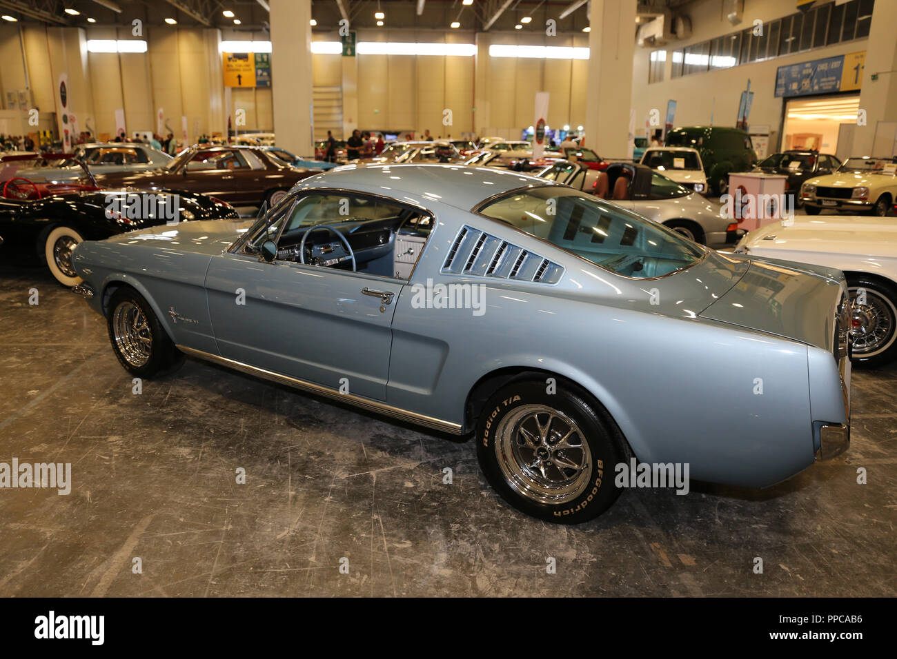 ISTANBUL, TURKEY - JULY 01, 2018: Ford Mustang display at Istanbul ...