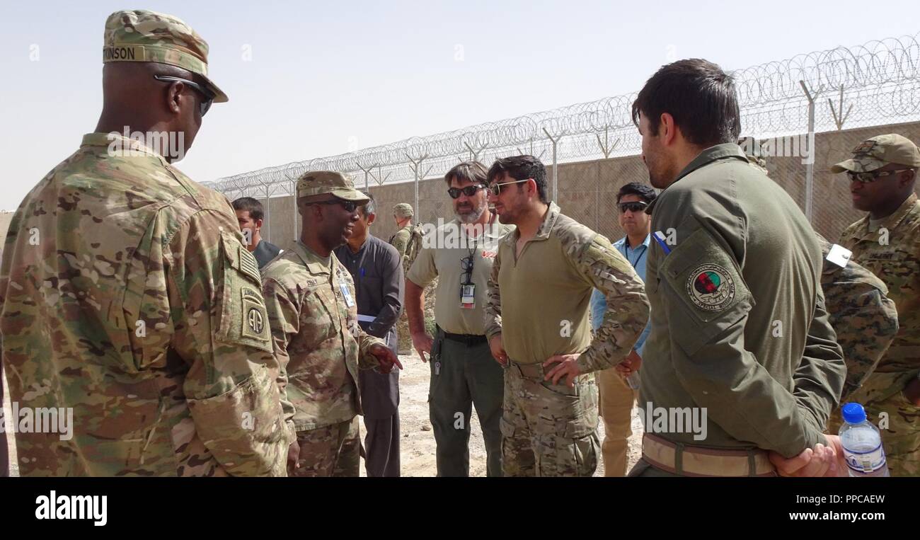 Afghanistan District Commander, Col. Jason Kelly and Command Sergeant ...
