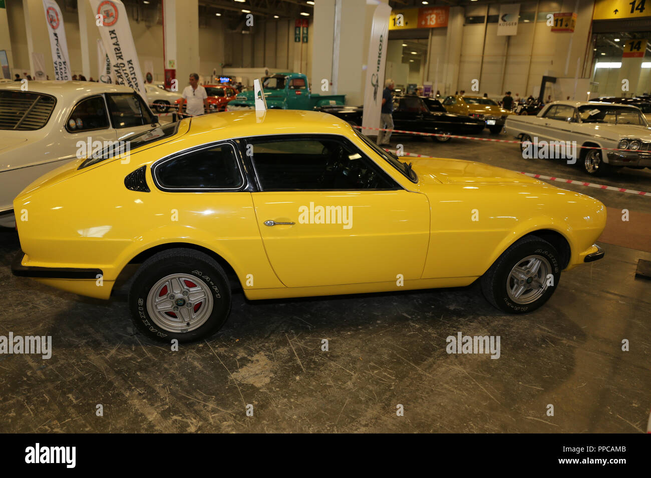 ISTANBUL, TURKEY - JULY 01, 2018: Anadol STC 16 display at Istanbul ...