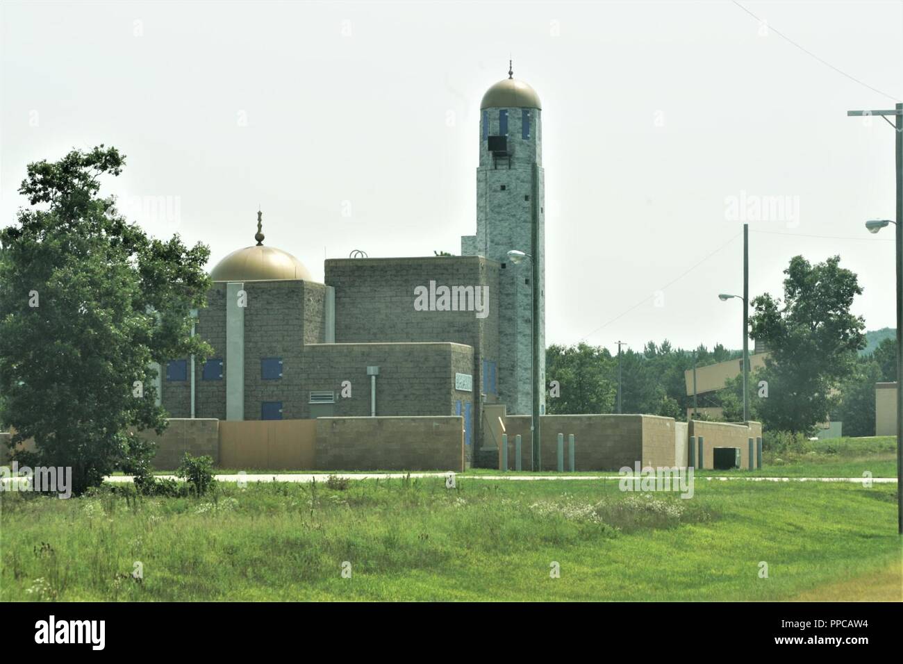 An exterior view of an area of the Fort McCoy Combined Arms Collective ...