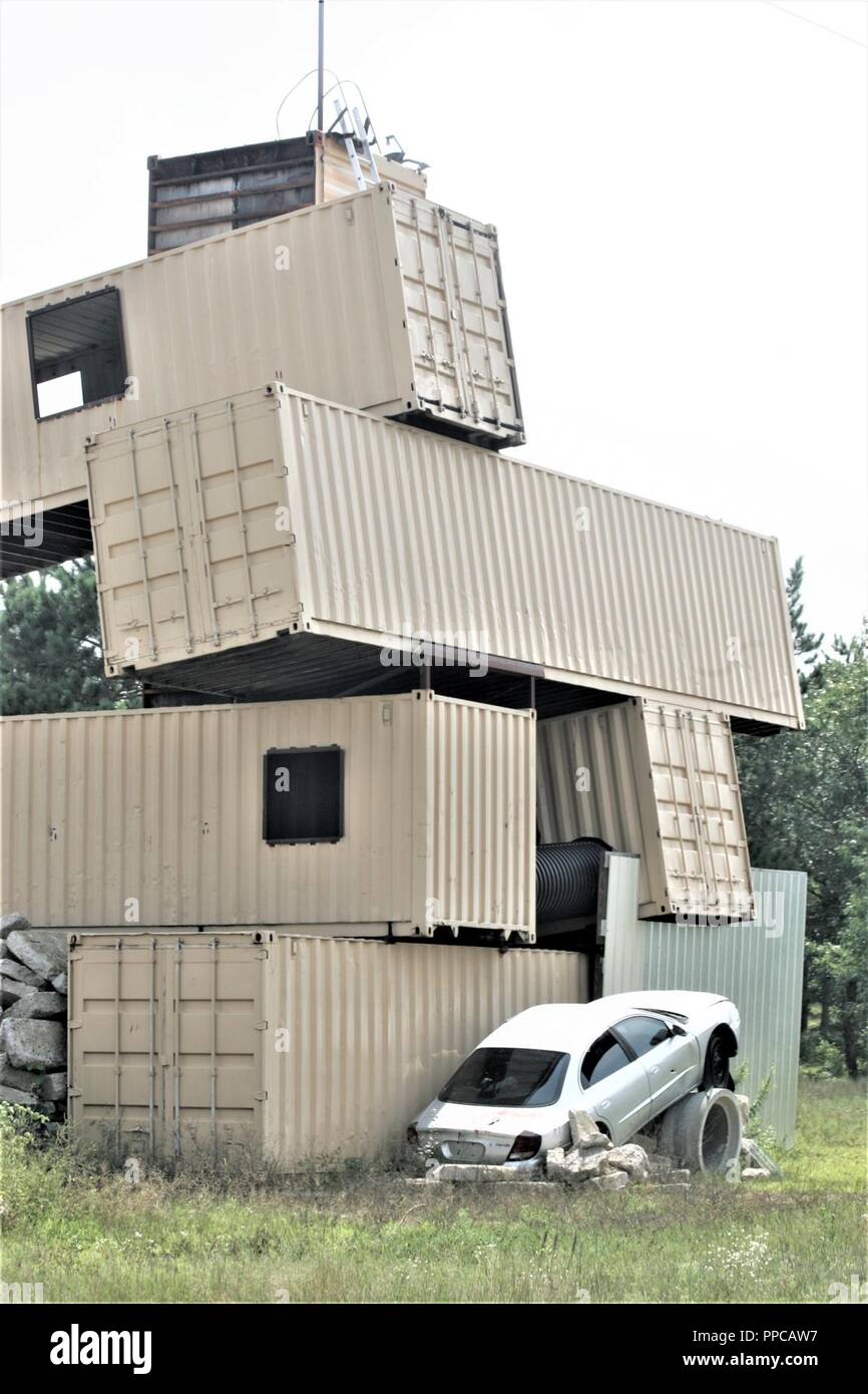 An exterior view of an area of the Fort McCoy Combined Arms Collective ...