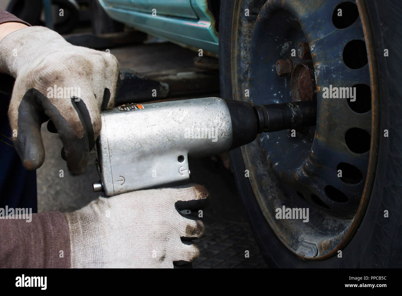 Pneumatic drill hi-res stock photography and images - Alamy