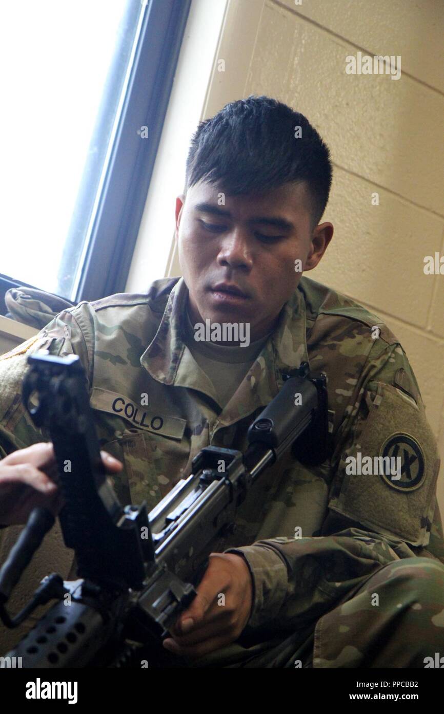 Spc. Kurt Collo, 962nd Quartermaster Company, based in Oahu, Hawaii ...