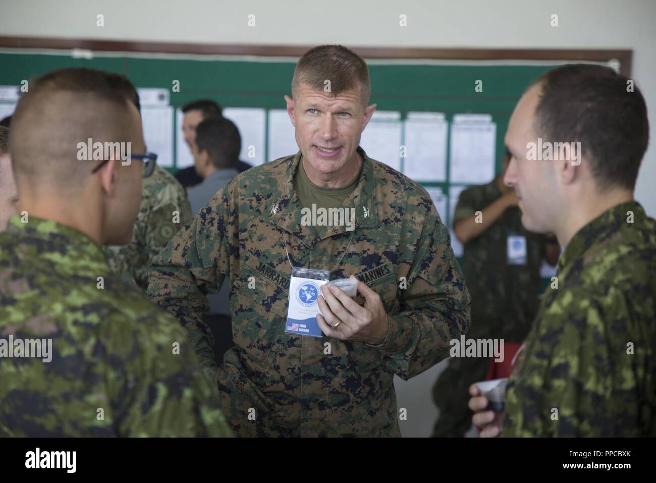 U.S. Marine Col. Kevin Jarrard, the deputy chief of staff for U.S ...