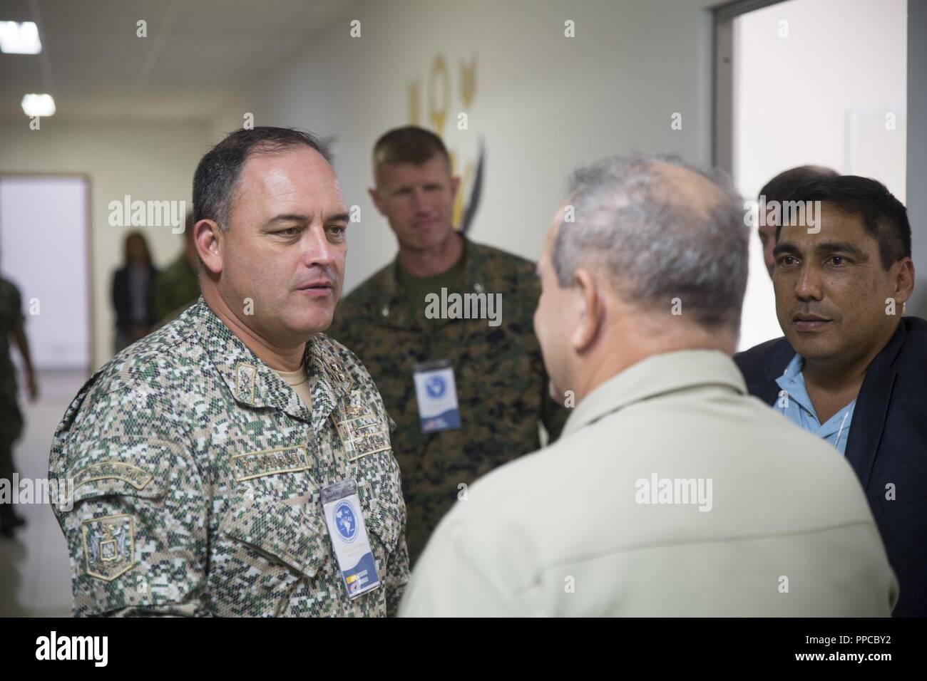 Colombian Naval Infantry Maj. Gen. Ricardo Vargas, the commander of the ...