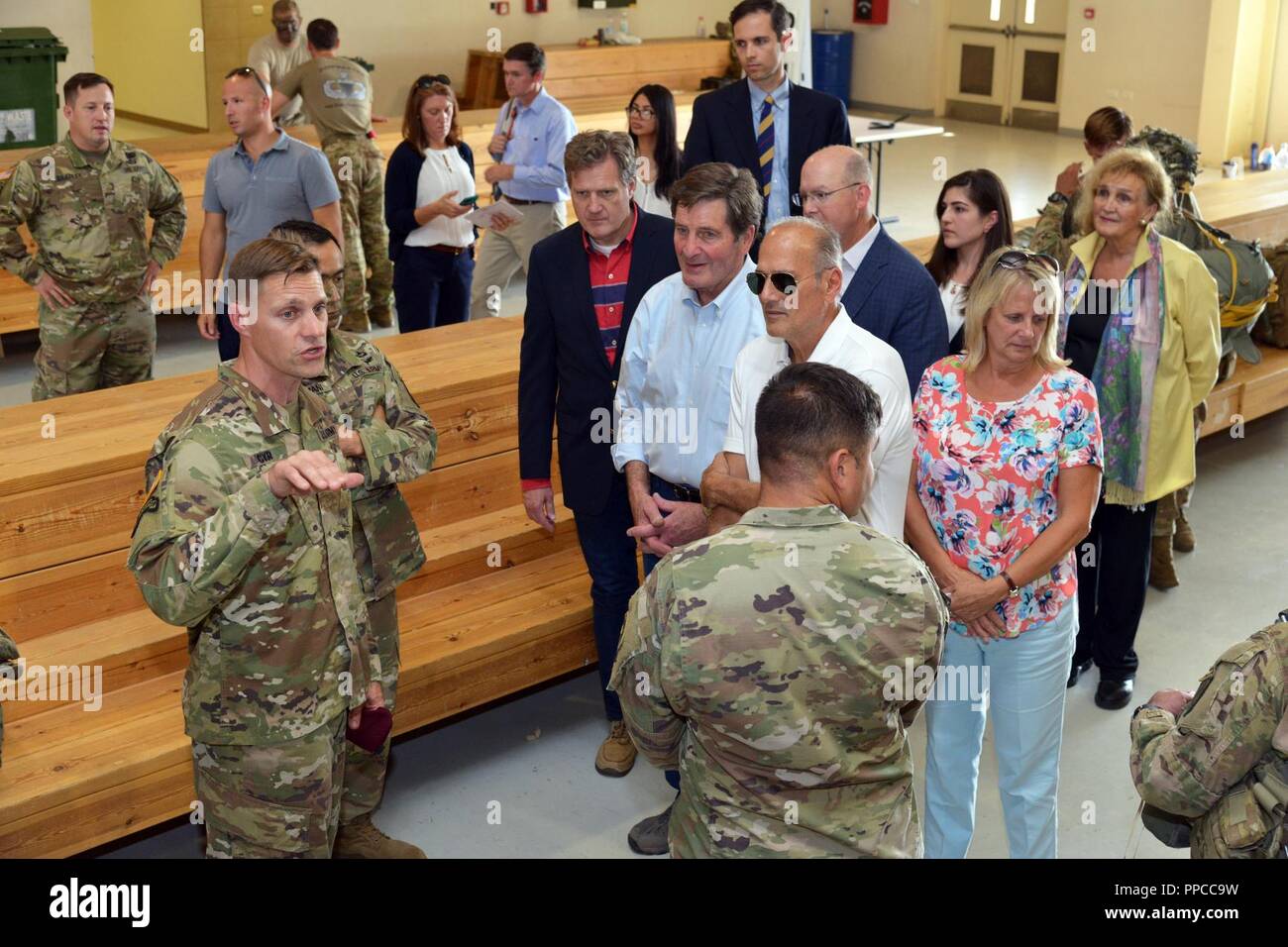From left, U. S. Army Lt. Col. Kurt J. Cyr, deputy commander of 173rd ...
