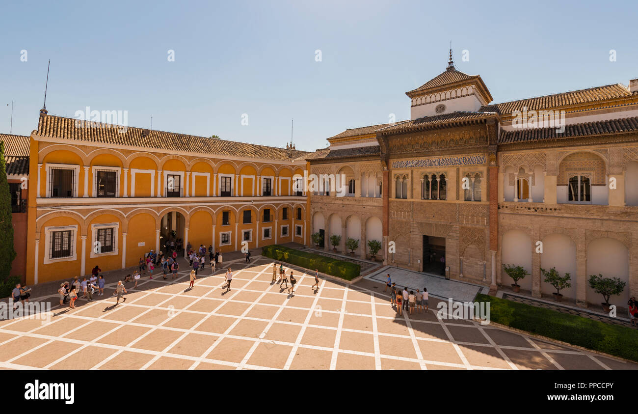 Alcazar Seville Palace Moorish High Resolution Stock Photography and ...