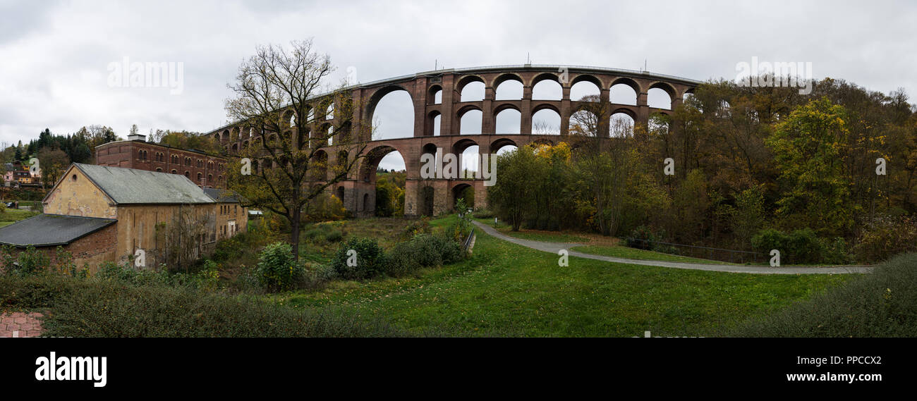 The Goeltzsch Viaduct, German Goeltzschtal bridge, is a railway bridge ...