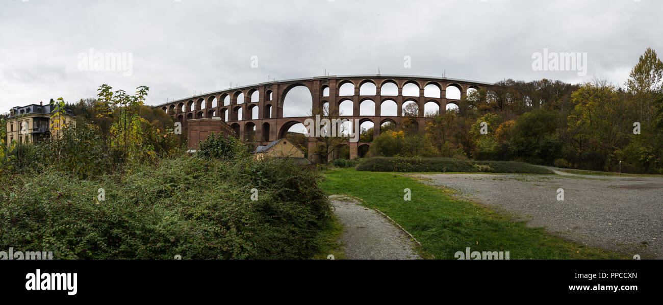 The Goeltzsch Viaduct, German Goeltzschtal bridge, is a railway bridge ...