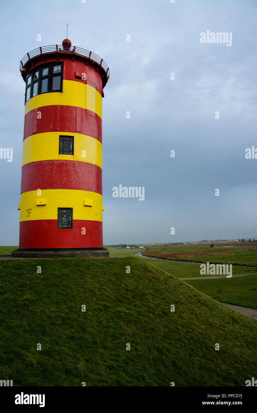 The Pilsum Lighthouse, German: Pilsumer Leuchtturm, was built in 1889 ...