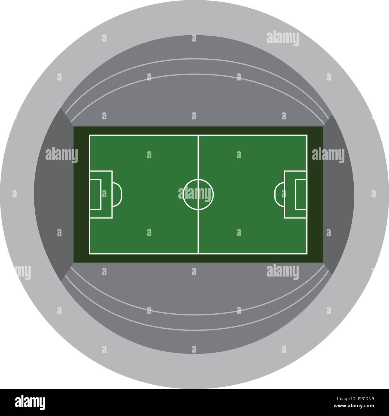 Isolated soccer stadium Stock Vector Image & Art - Alamy