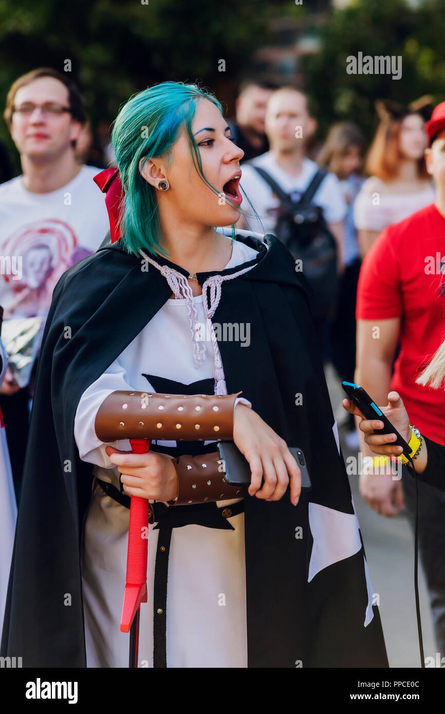 September 22, 2018 Kiev, Ukraine, Art Plant Platform. festival of ...